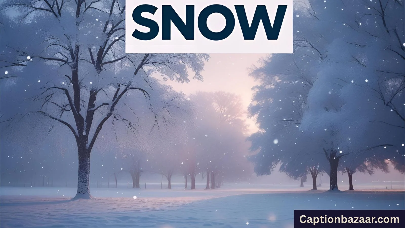Snow Captions for Instagram ️